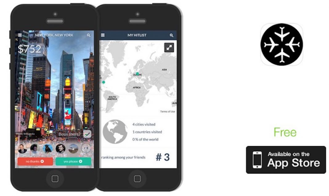 Hitlist Flights App FREE - ELMENS
